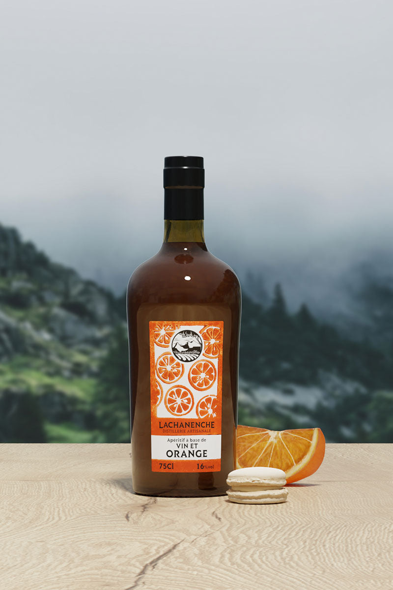 Vin et orange 75cl - apéritifs, liqueurs, eau-de-vie LACHANENCHE
